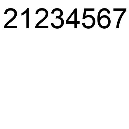 21234567 number facts, meaning and properties
