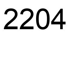 2204 number facts