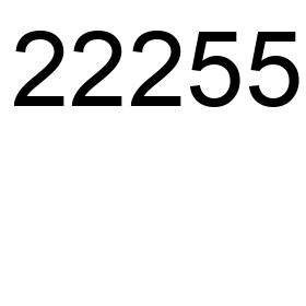 22255 number facts, meaning and properties