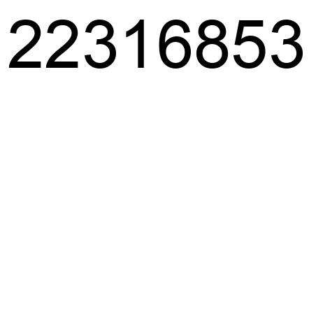 22316853 number facts, meaning and properties