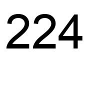 Number 224 facts
