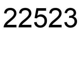 22523 number facts, meaning and properties