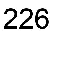 Number 226 facts