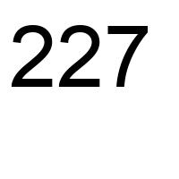Number 227 facts