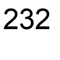 Number 232 facts