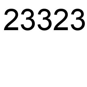 23323 number facts, meaning and properties