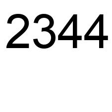 2344 number facts