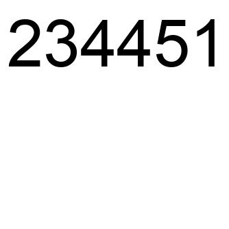 234451 number facts, meaning and properties