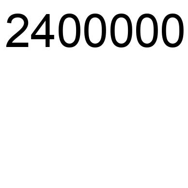 2400000 number facts, meaning and properties