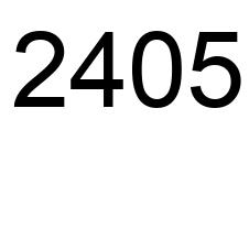 2405 number facts