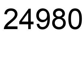 24980 number facts, meaning and properties