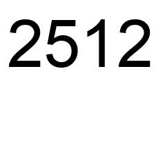 2512 number facts