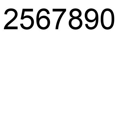 2567890 number facts, meaning and properties