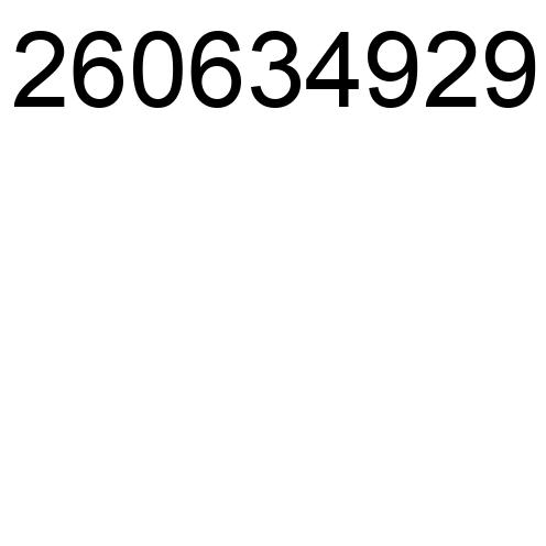 260634929 number facts, meaning and properties