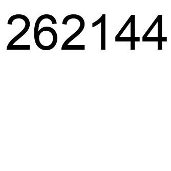 262144 number facts, meaning and properties