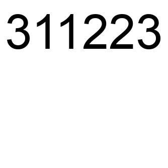 311223 number facts, meaning and properties