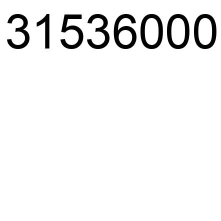 31536000 number facts, meaning and properties