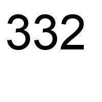 Number 332 facts