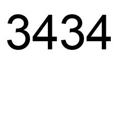 3434 number facts