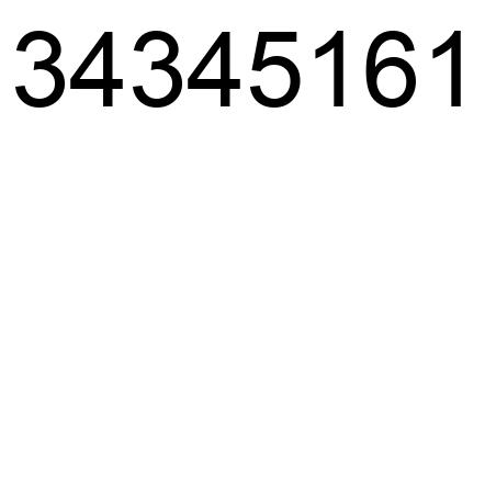 34345161 number facts, meaning and properties