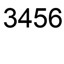 3456 number facts