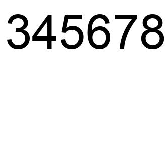 345678 number facts, meaning and properties