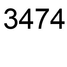 3474 number facts
