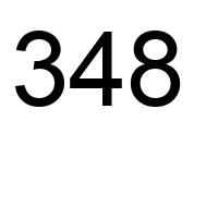 Number 348 facts