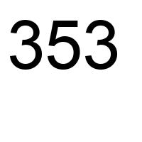 Number 353 facts