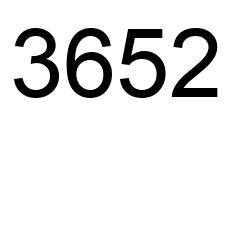 3652 number facts