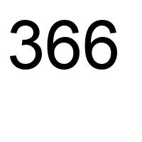 Number 366 facts