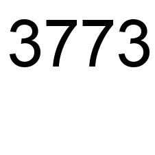 3773 number facts