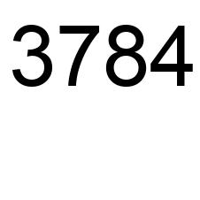 3784 number facts