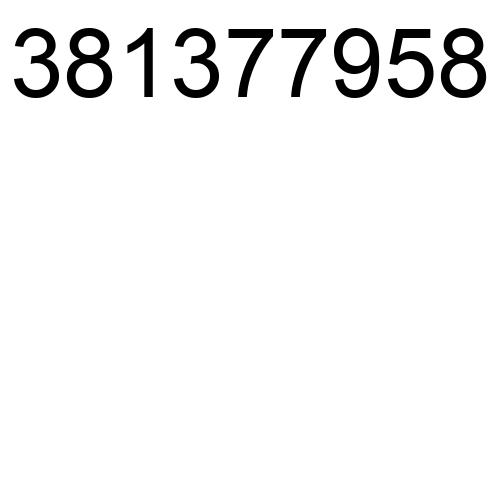 381377958 number, meaning and properties - Number.academy
