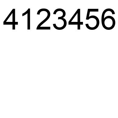 4123456 number facts, meaning and properties