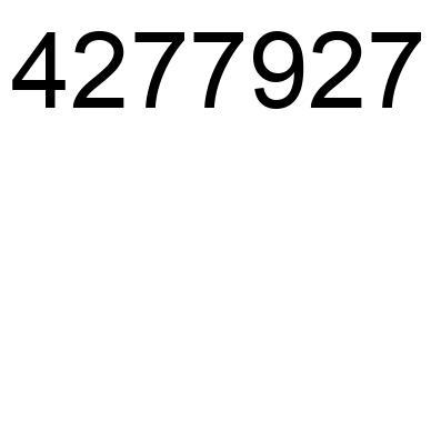 4277927 number facts, meaning and properties