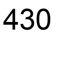 Number 430 facts