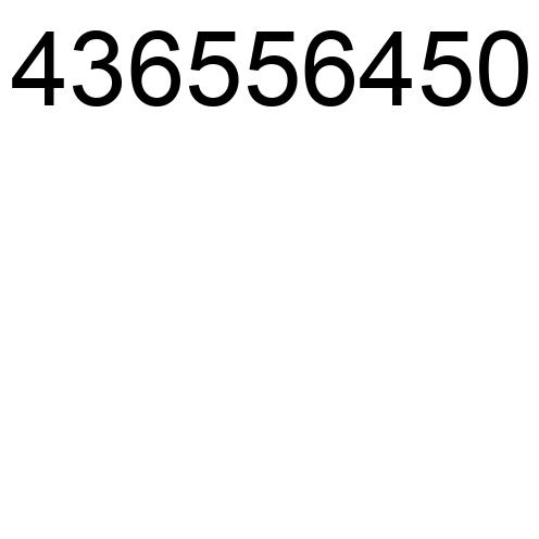 436556450 number, meaning and properties - Number.academy