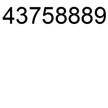 43758889 number, meaning and properties - Number.academy