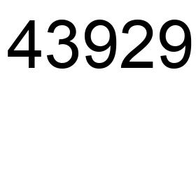 43929 number facts, meaning and properties