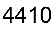 4410 number facts