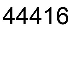 44416 number facts, meaning and properties