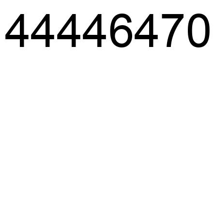 44446470 number facts, meaning and properties