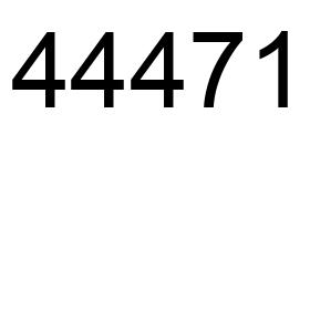 44471 number facts, meaning and properties