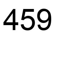 Number 459 facts