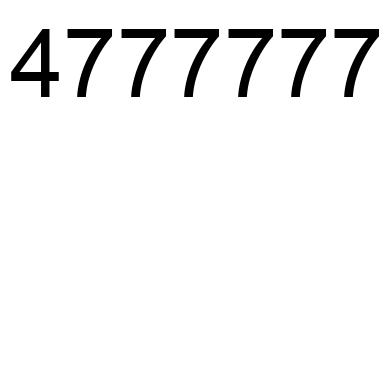 4777777 number facts, meaning and properties