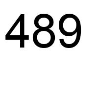 Number 489 facts