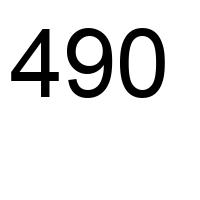 Number 490 facts
