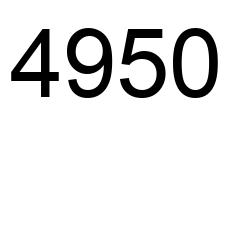 4950 number facts