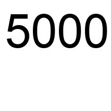5000 number facts